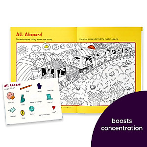 Highlights for Children My First Hidden Pictures 2022 Activity Books for Kids Ages 3-6, 4-Book Set of Travel-Friendly Screen Free Seek and Find Fun with Stickers