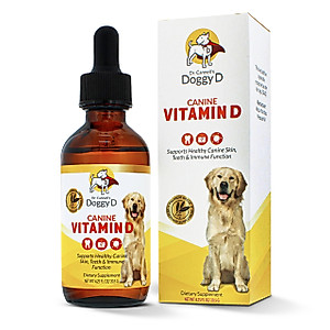 Doggyd Vitamin D3 Liquid for Dogs Cats, 60mL, 60 Count at 1ml Dose