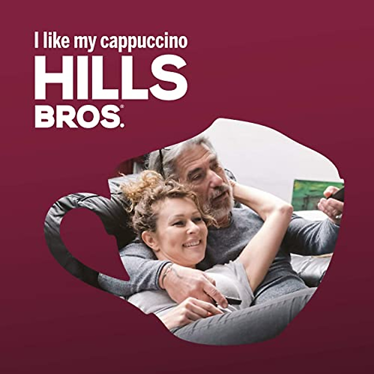 Hills Bros. Instant Cappuccino Mix, French Vanilla - Easy to Use, Enjoy Coffeehouse Flavor from Home – Decadent Cappuccino with a Hint of Sweetness and Vanilla in Light Coffee, 16 Ounce (Pack of 6)