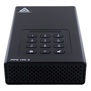 Apricorn 16TB Aegis Desktop Padlock FIPS 140-2 Validated 256-Bit Encrypted Hard Drive (ADT-3PL256F-16TB)