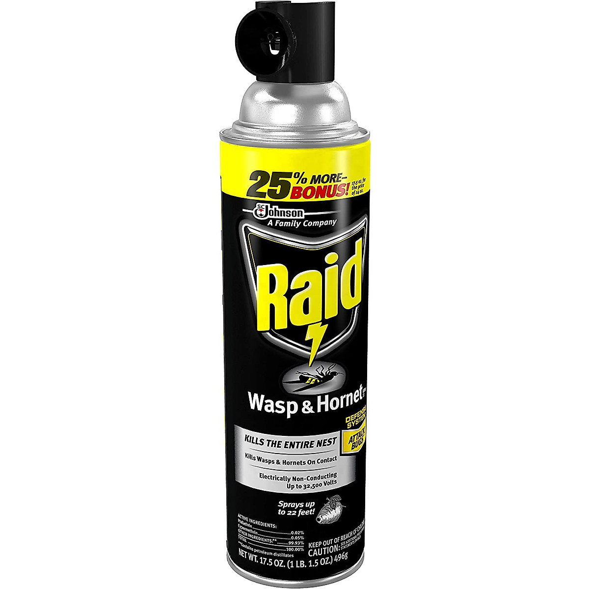 Raid Wasp and Hornet Killer, 17.5 OZ (Pack of 3)