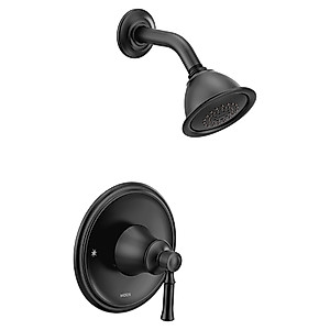 Moen T2182BL Dartmoor Posi-Temp Bathroom Tub Faucet Trim Only Kit, Matte Black