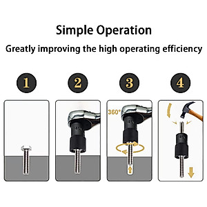 JEUCLEL 5PCS Twist Lug Nut Socket Set - 1/2 inch Drive Damaged Nut Lock Remover Extractor - Rusted & Strip & Stripped & Stuck Locking Nut Removal Tool Kit with 17mm 19mm 21mm 22mm Sockets
