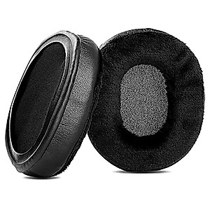 TaiZiChangQin MS7BT Ear Pads Ear Cushions Ear Covers Kit Replacement Compatible with Pioneer SE-MS5T MS7BT MS9BN Headphone Hybrid Velour Earpads