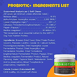 Itchy Dog Skin Bundle for Dogs That Scratch a lot - Dog Probiotic and Omega Supplement Bundle for Healthy Digestion and Itchy Skin Relief (60 Chews)