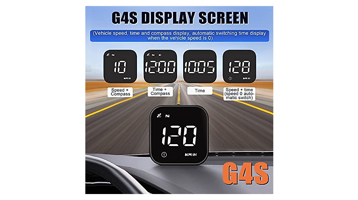 Fastsun G4S GPS Speedometer HUD – Safe Driving with Real-Time Data