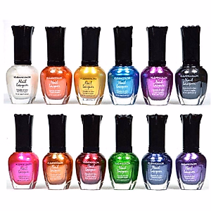 Kleancolor Nail Polish - Awesome METALLIC Full Size Lacquer Lot of 12-pc Set Body Care / Beauty Care / Bodycare