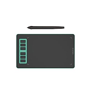 XENX P1 MacOS and Android Supported Graphic Drawing Tablet P1-640 6x4 inch with 6 Shortcut Keys, 8192 Pressure Levels Battery-Free Pen for Digital Art, Design, E-Learning/Online Classes, OSU Gaming