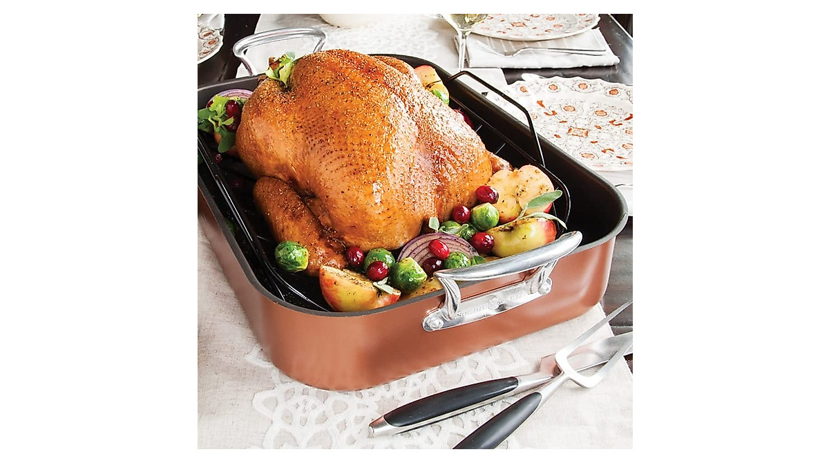 Nordic Ware Copper Turkey Roaster - Versatile Cooking