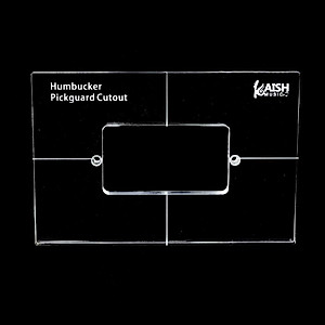 KAISH Acrylic Humbucker Pickup Routing Template Pickup Templates 2pcs Whole Set