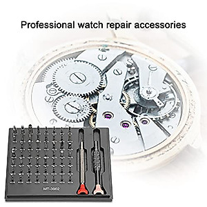 Watch Screwdrivers Kit, MT‑3902 Watch Screwdriver Set 56pcs Screwdriver Bit Professional Watch Repair Tool Kit for Eyeglasses Watches Electronics Computer Repair Tools