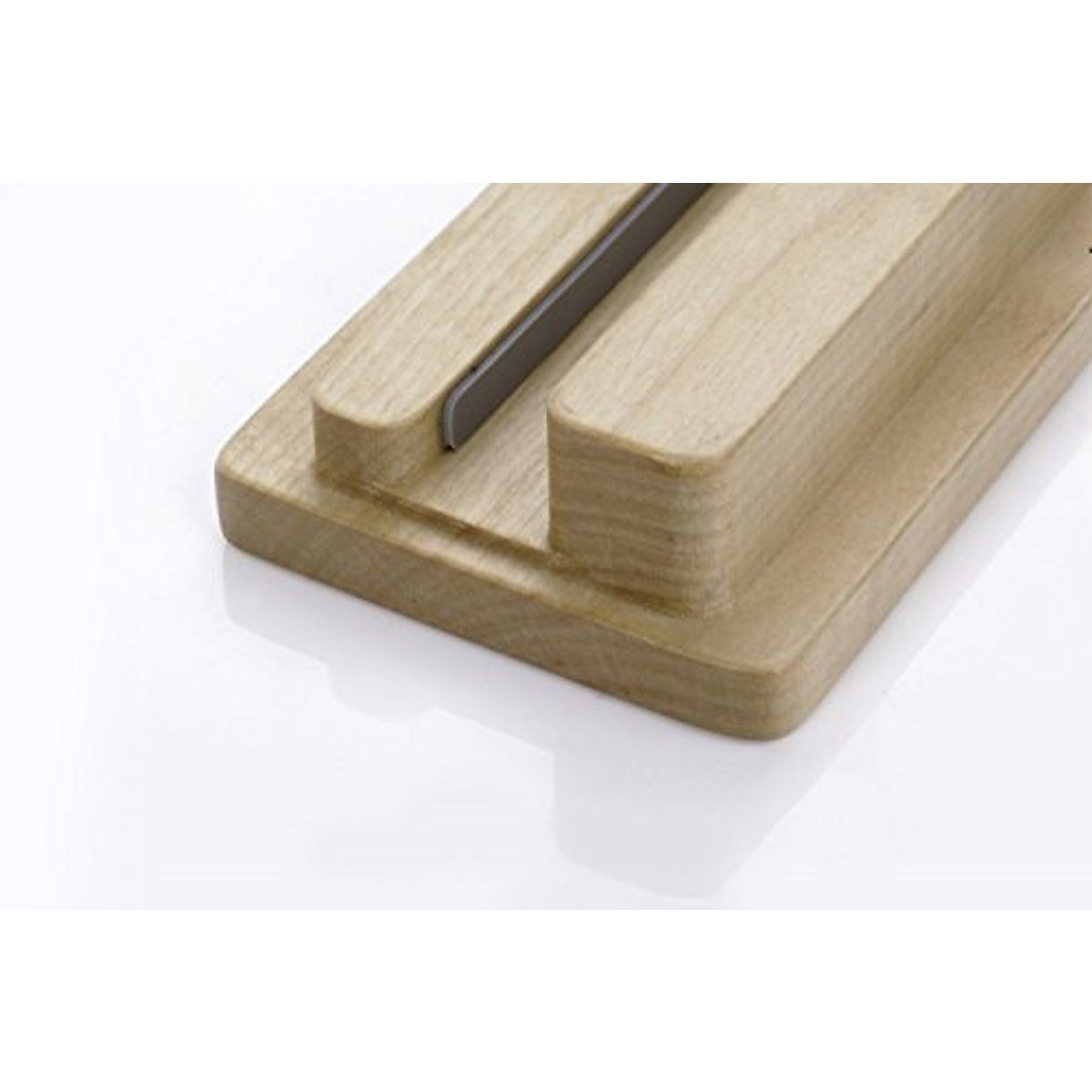 Morjava Z-10 Desktop Wooden Phone Stand Detachable Adjustable Portable Mini USB Fan 2 in 1 Creative Solid Wood Phone Stand for iPad iPhone -Light