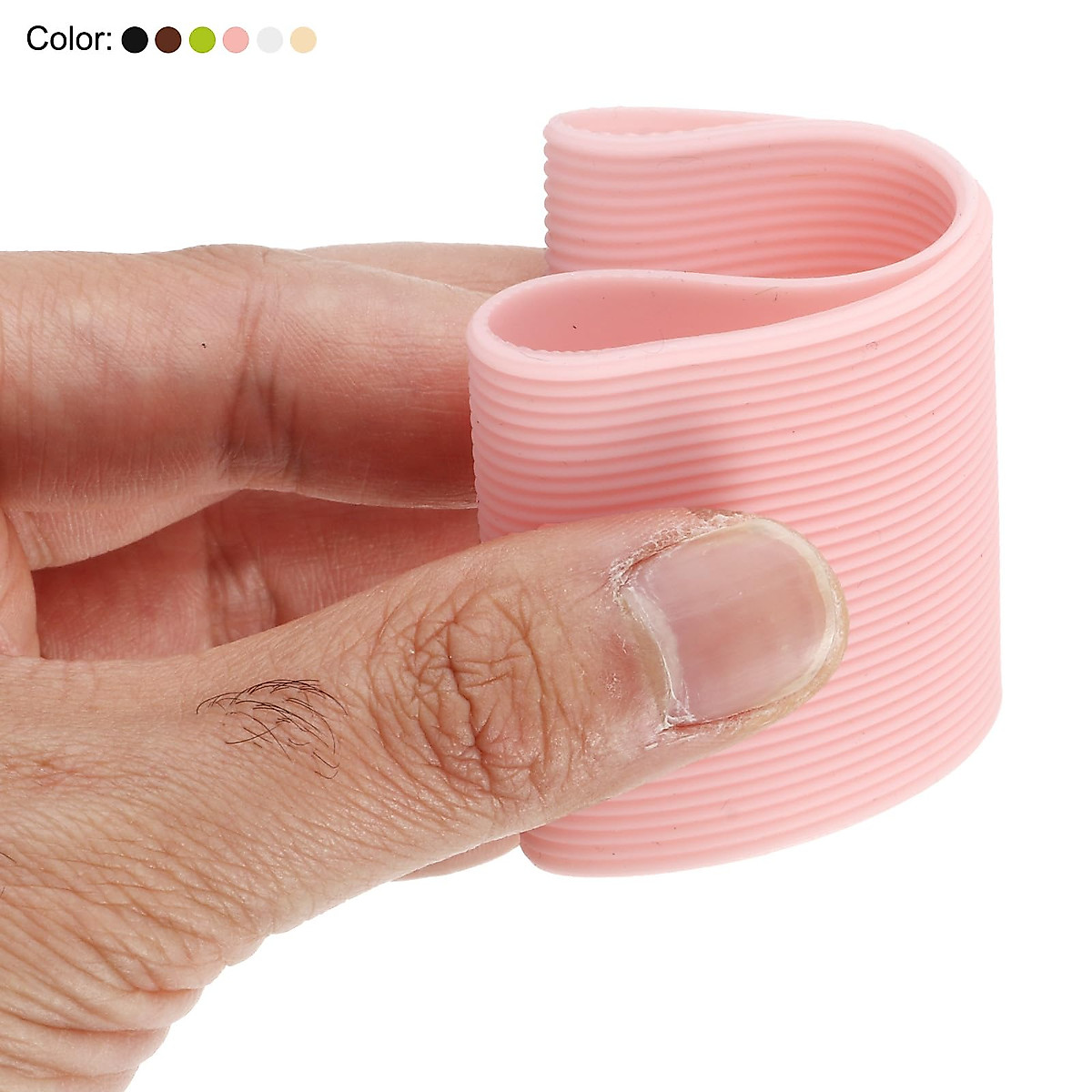 uxcell 6Pcs Coffee Cup Sleeve, Silicone Cup Sleeve Non-slip Glass Water Bottle Mug Sleeves Multicolor