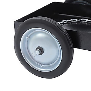 XUANIIIL Rolling Welding Cart with 4 Drawers Cabinet, Professional Welder Trolley with Wheels and Tank Storage, for TIG MIG Welder and Plasma Cutter, Heavy Duty Load Capacity 80kg Black