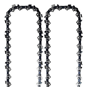 Opuladuo 2PC 14" Chainsaw Chain 3/8" LP 050" 52DL Fit for Portland Harbor Freight 64497 64498 67255 58949