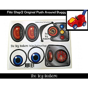 Toy Restore Replacement Decals fits Step 2 Push Around Buggy Original Ride-on Car