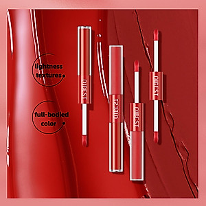 Rechoo Matte Liquid Lipstick & Lipliner Makeup Set, 12 Pcs Superstay Mate Velvet Ink & Lip Liner Pencil, Waterproof Lip Gloss Beauty Lips Make Up Gift Set