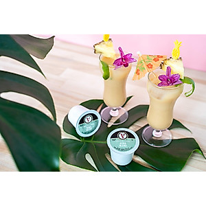 Victor Allen's Coffee Hawaiian Blend and Caramel Macchiato Single Serve K-Cup Coffee Pods | 80 Count