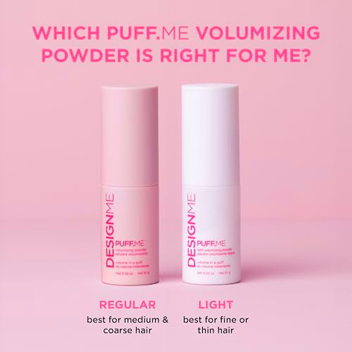 Puff.ME Root Volumizing and Texturizing Hair Powder