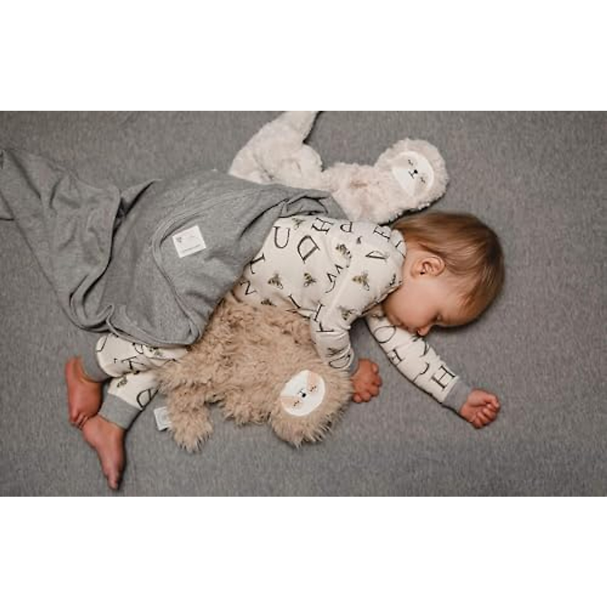 Burt's Bees Baby baby boys Pajamas, Tee Pant 2-piece Pj Set, 100% Organic Cotton and Toddler Pajama Bottoms, Eggshell A-bee-c, 3T US