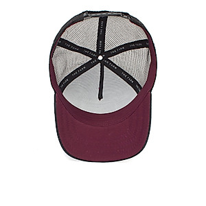 Goorin Bros. The Farm Unisex Original Adjustable Snapback Trucker Hat, Wine Boss, One Size