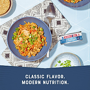 Bumble Bee Solid White Albacore Tuna in Water, 5 oz Can (Pack of 24) - Wild Caught Tuna - 29g Protein per Serving, High in Omega-3s - Non-GMO Project Verified, Gluten Free, Kosher