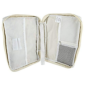 Creative Brands B2216 Faithworks-French Press Mornings Canvas Bible Cover, 7 x 10-Inch, Be Truly Glad