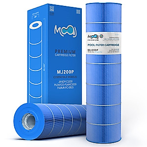 MOAJ Premium Pool Filter Replaces Jandy CS200, R0462400, PJANCS200, Filbur FC-0823, Unicel C8418, 17-175-3628, PLFPJANCS200, 833-205 | 33 1/8" x 8 15/16" | 200 Square Feet | Asepsis-Infused Filtration
