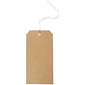 Q-Connect KF01613 Strung Tag 146x73mm Buff (Pack of 1000)
