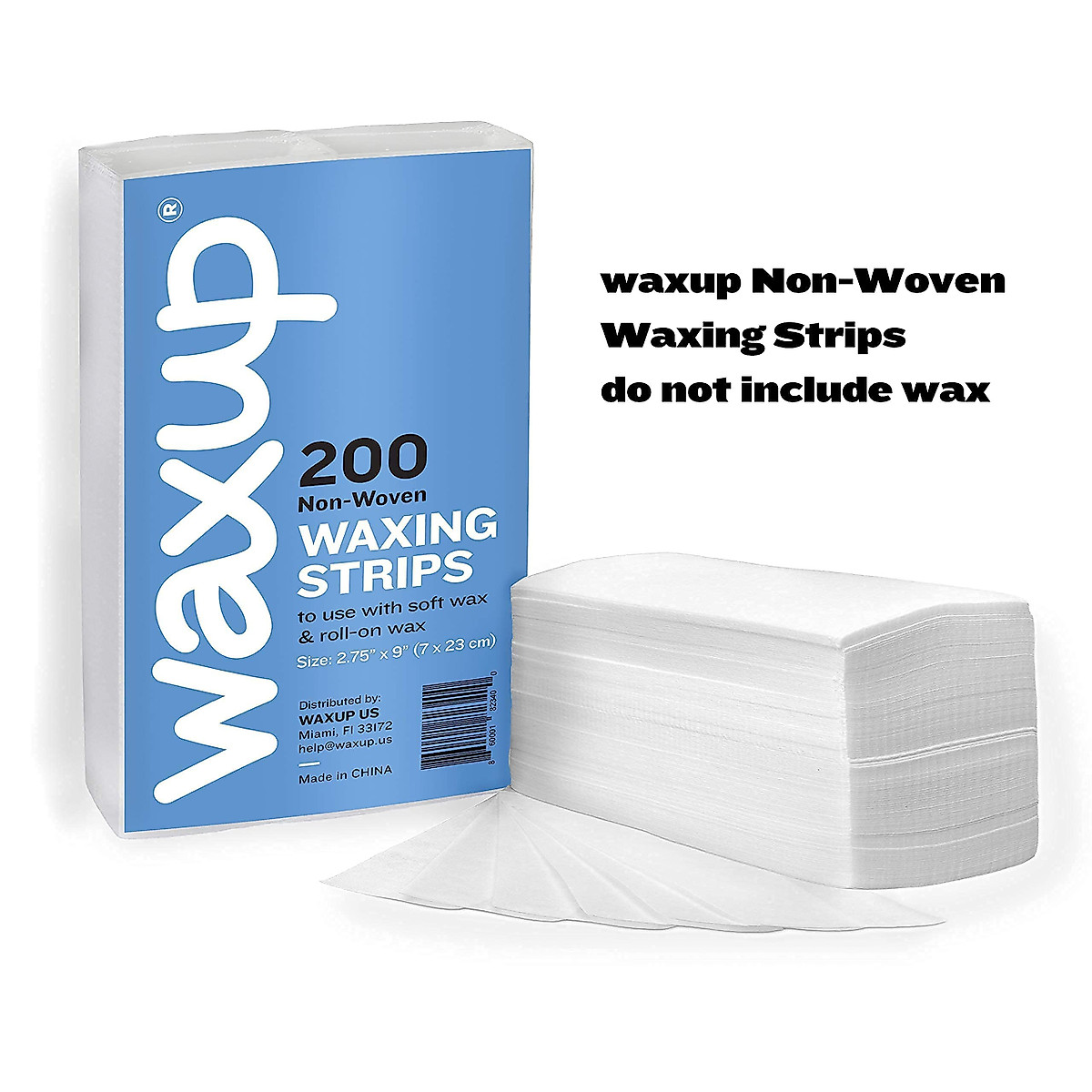 waxup Rose Roll On Wax 4 Pack, Hair Removal Wax Cartridge for Roll on Wax Kit and 200 Wax Strips