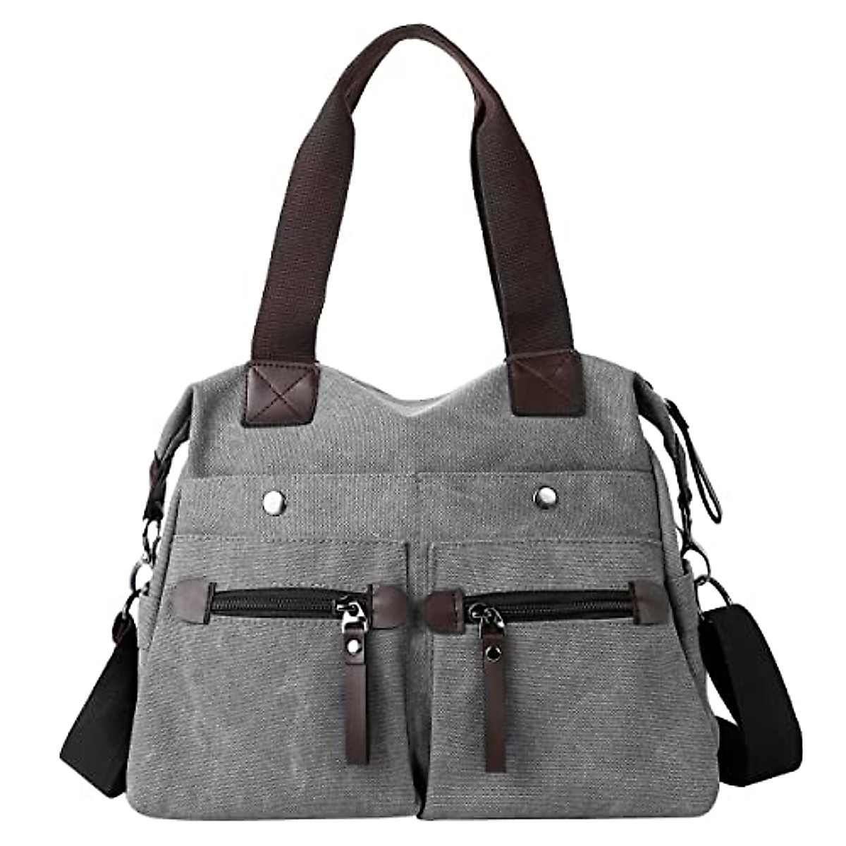 Eshow Women Canvas Shoulder Handbags, Satchel Handbags Cross-Body Bag Messenger Tote Bag for Women