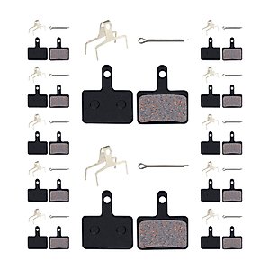 JOJOCY Shimano Brake Pads 24pcss Bike Bicycle Disc Brake Pads for Shimano, MTB, Mountain Bike Road Bike (Including But Not Limited to Simono M315.355.375.395. 416.446.447.475. 515.525.575)