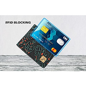 Lanyani Small Wallet for Women RFID Thin Wallet Bifold RFID (Print Paisley)