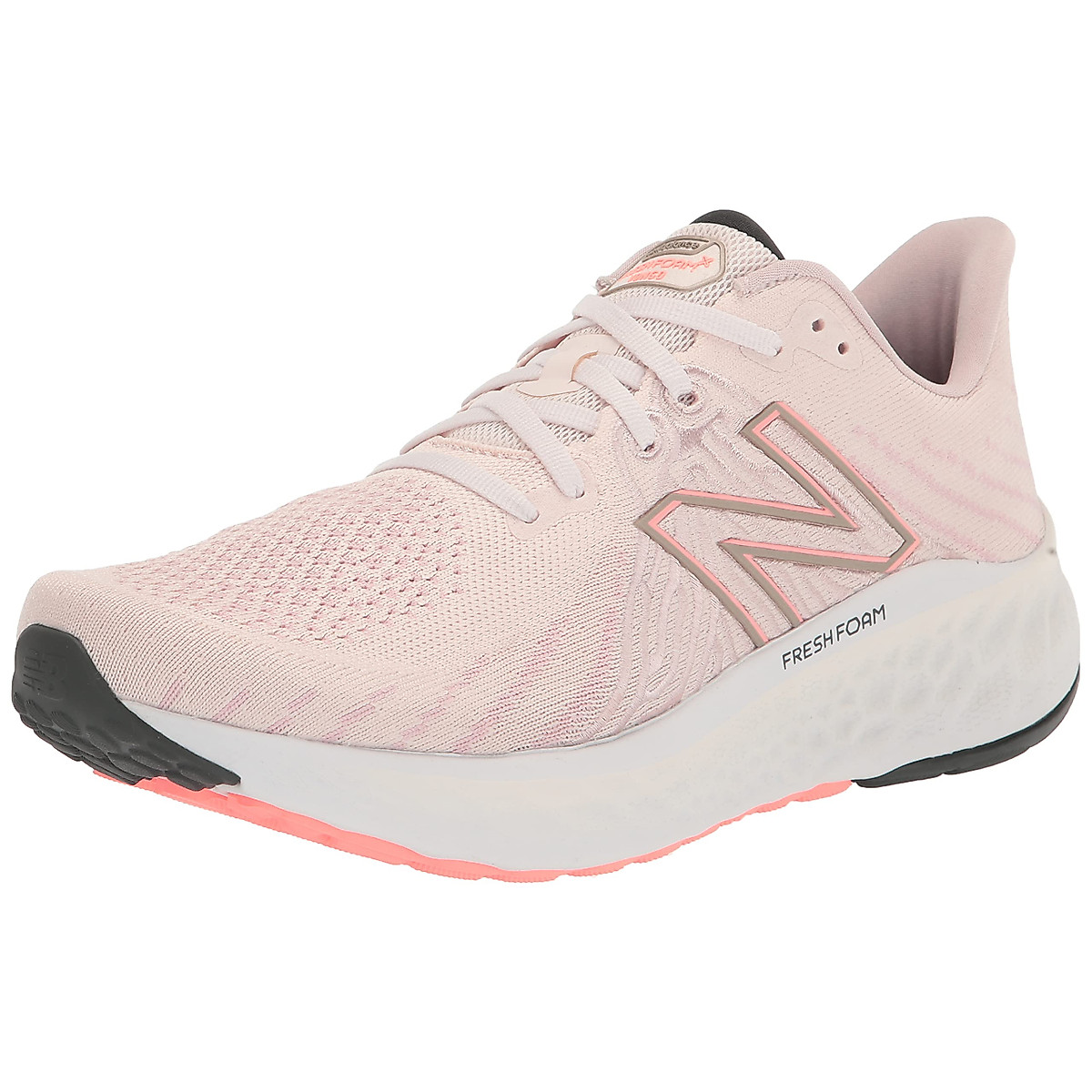 New Balance Women's Fresh Foam X Vongo V5 Running Shoe, Washed Pink/Grapefruit/Stone Pink, 9.5 Wide