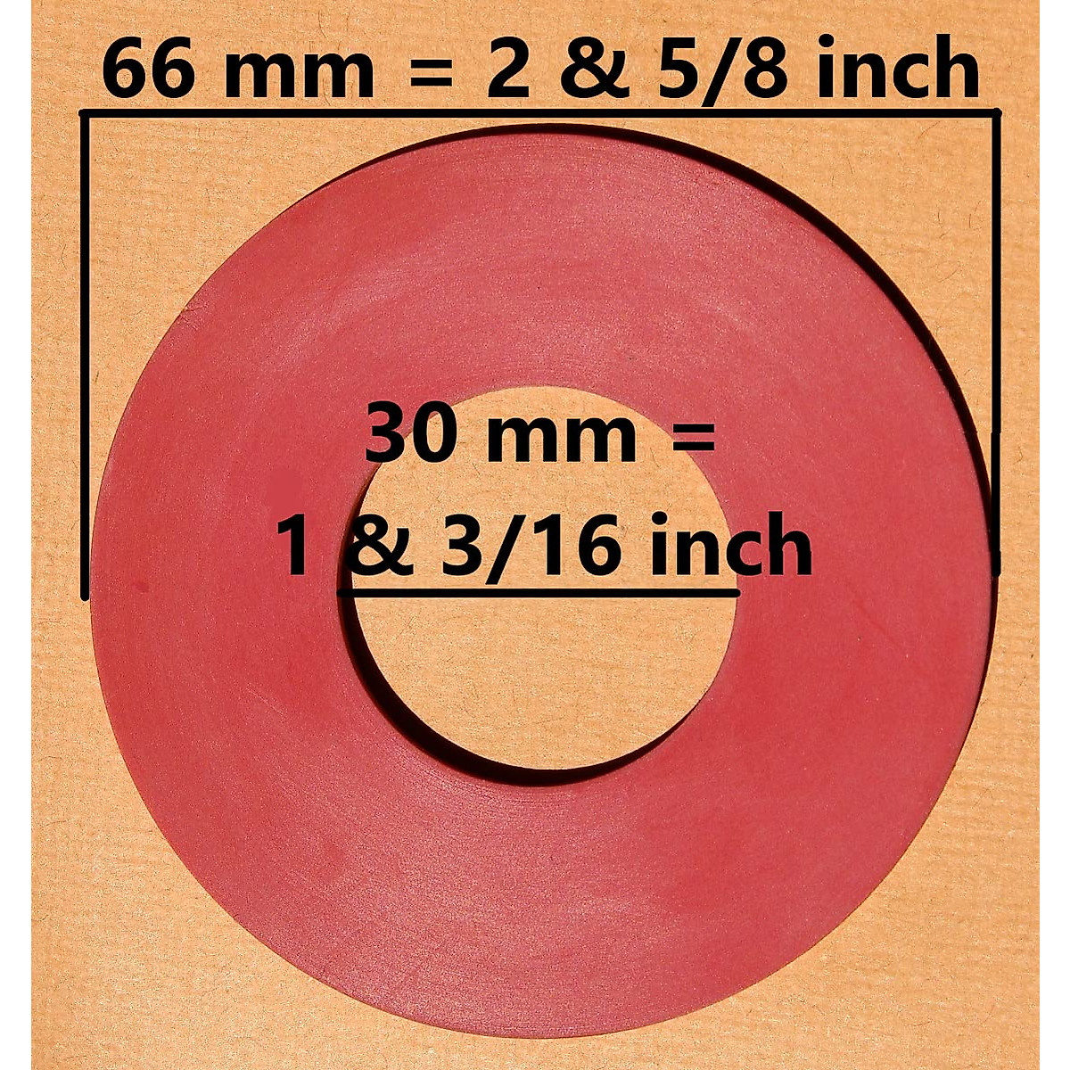 Replacement Flush Valve Seals for American Standard 7381042-0070A by NuFlush (2-pack)