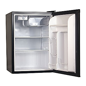 Commercial Cool CCR26B Compact Single Door Refrigerator and Freezer, 2.6 Cu. Ft. Mini Fridge, Black