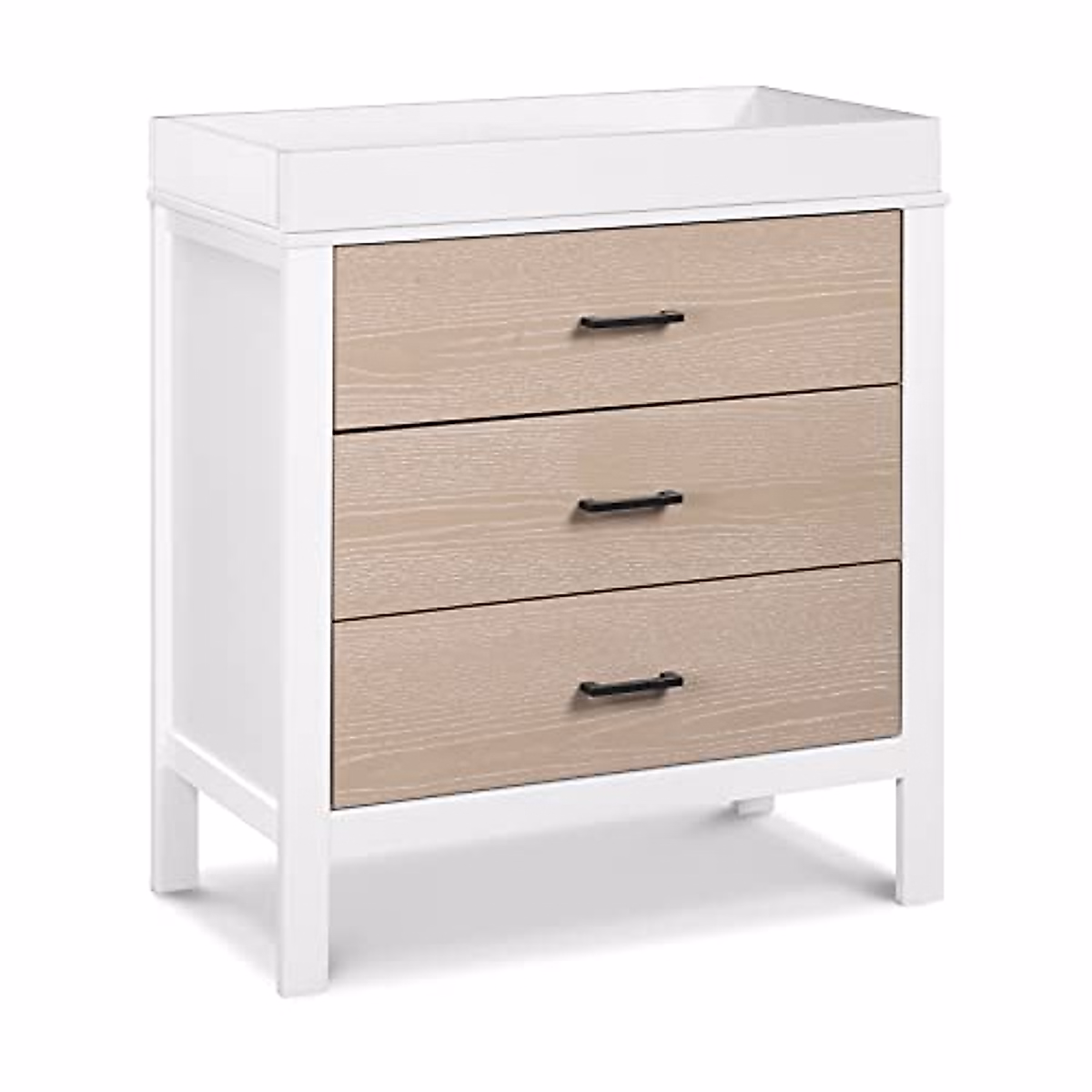Carter's by DaVinci Radley 3-Drawer Dresser in White & Coastwood