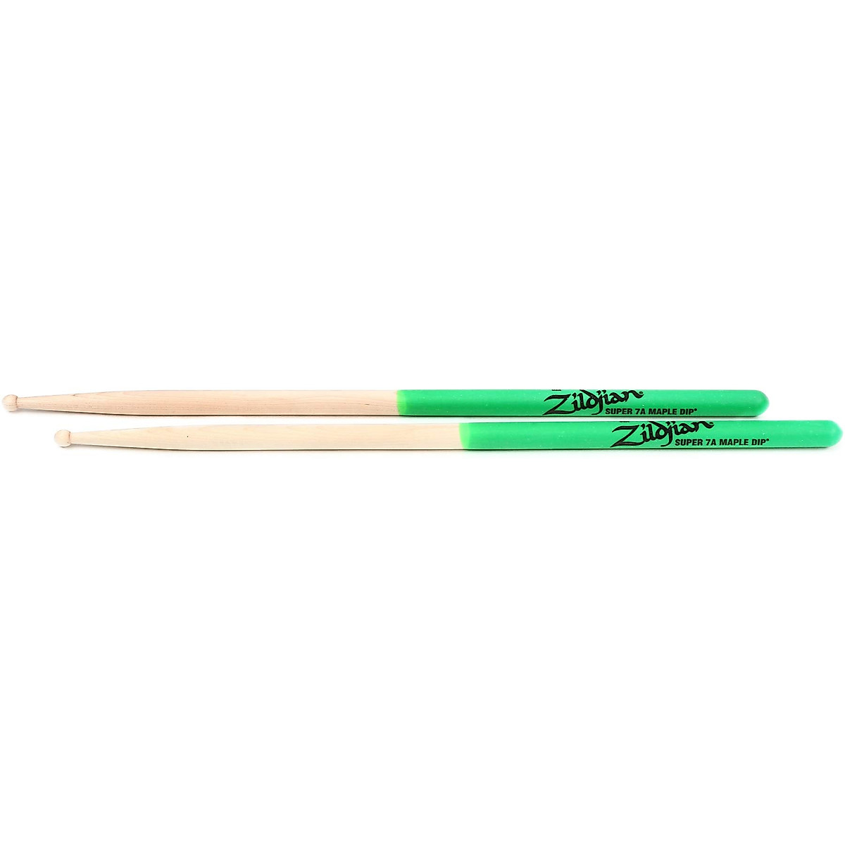 Zildjian Super 7A Maple Green DIP Drumsticks