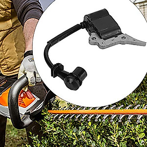 Fdit Chainsaw Ignition Coil, Chainsaw Ignition Coil Part Trimmer 2500 25CC Spares Accessory for Garden Power Tools
