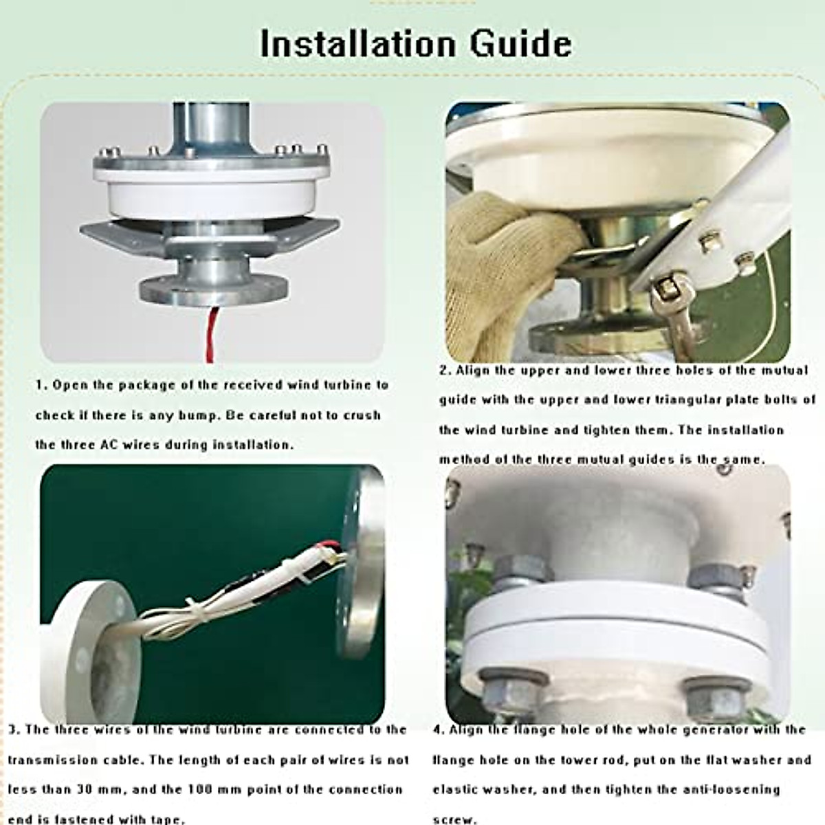 WANGYONGQI 500W Wind Turbine, Vertical Axis Magnetic Levitation Wind-Solar Complementarity Wind Turbine Generator for Street Light,12v,500W