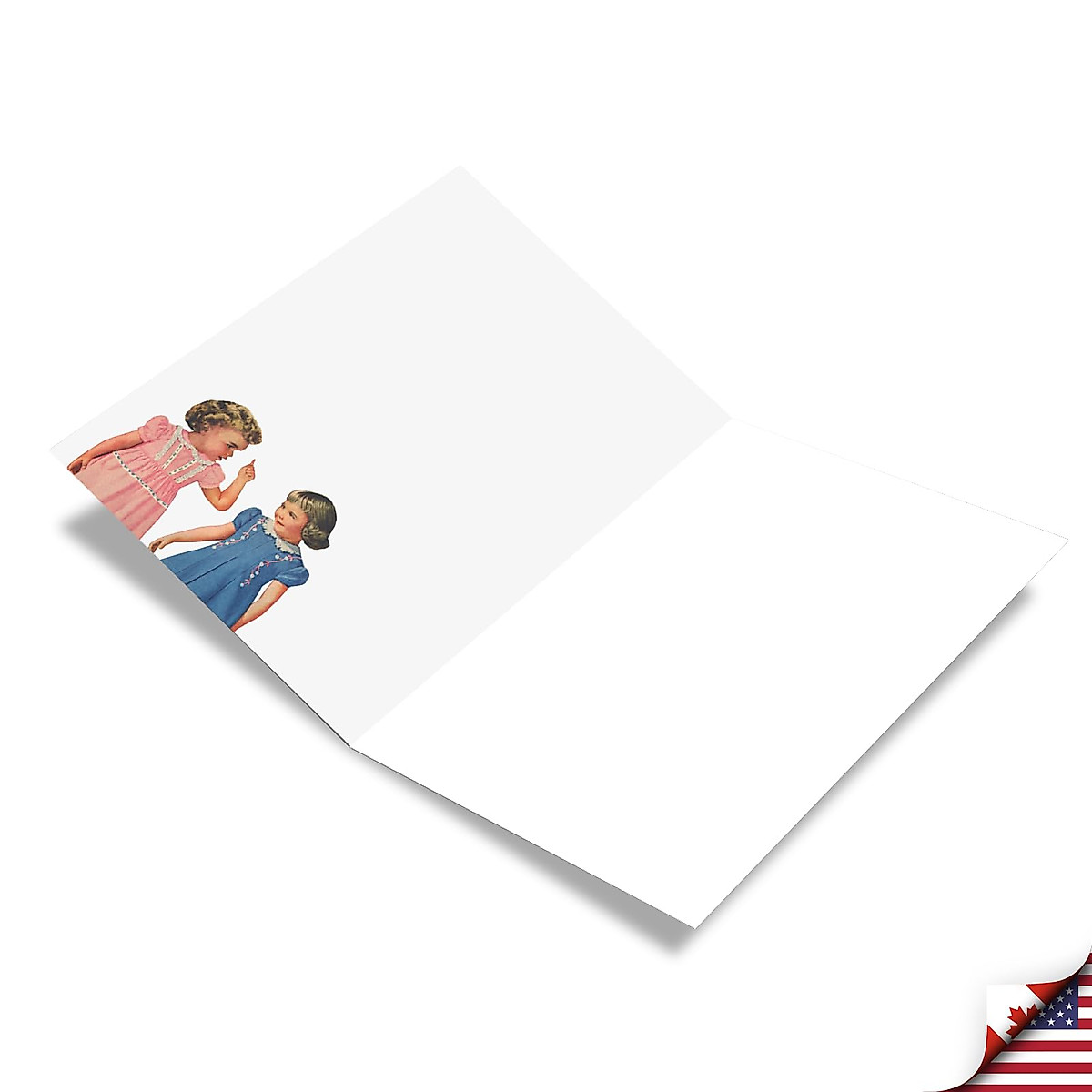 NobleWorks - 1 Sassy Happy Birthday Card Funny - Hilarious Grown-Up Card for Women, Wife, Stationery Humor - Ain't for Sissies C7017BDB