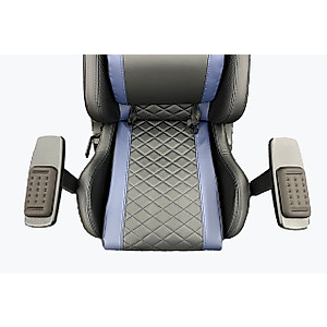 Armrest Pads for Office Chair, Slim Supportive & Skidproof, High-Density Memory Foam for Elbow Cushion Support and Pressure Relief (Set of 2)