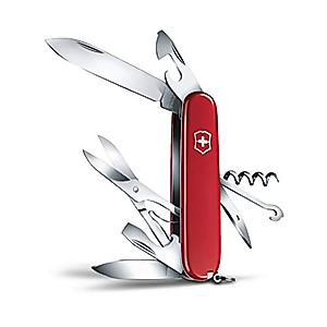 Victorinox Swiss Army Climber Pocket Knife (Red)
