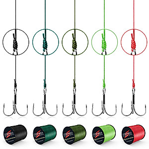 Dorisea Extreme Braid 100% Pe Moss Green Braided Fishing Line 109Yards-2187Yards 6-550Lb Test Fishing Wire Fishing String Incredible Superline Zero Stretch (100m/109Yards 6lb/0.10mm)