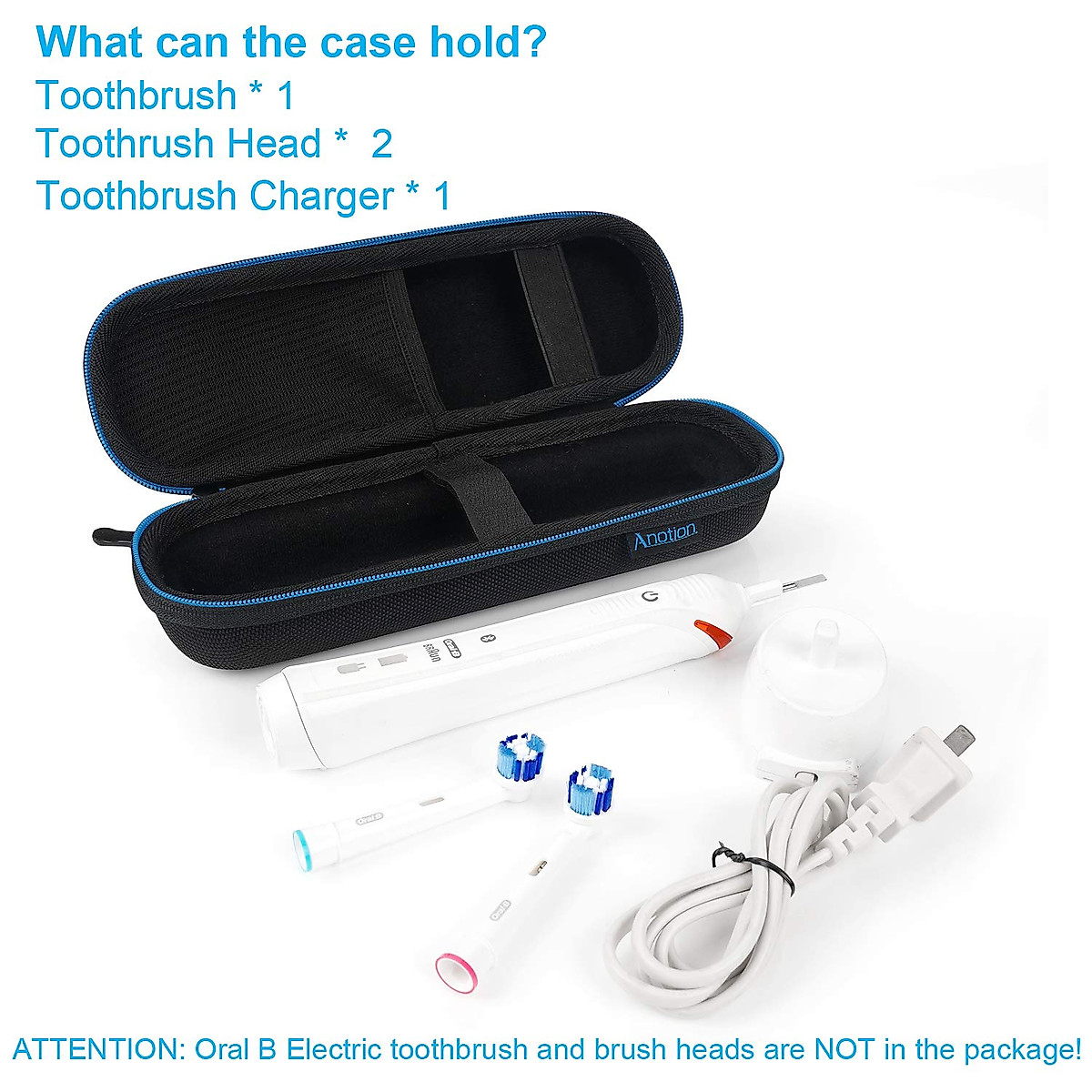 Electric Toothbrush Case, EVA Case for Oral B Case Travel & for Philips Sonicare Toothbrush Case