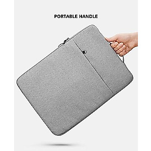 NIDOO 15-15.6 inch Laptop Sleeve Case Protective Computer Cover for 16" MacBook Pro MAX M1 M2 / 15" Surface Book 3 2/15.6" Lenovo Yoga 7i / IdeaPad Gaming 3i / HP EliteBook 650 G9 Handle