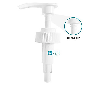 GETi Heavy Duty Liquid Dispenser Pump for Shampoo - Conditioner - Soap - Pet Shampoo - Fits Gallon - 128oz Bottles and Jugs 4cc Output - 1 Pack
