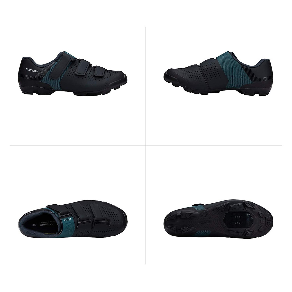 SHIMANO SH-XC100W Women's Indoor and Outdoor Cycling Performance Shoe, Black, 11-11.5 Women (EU 44)