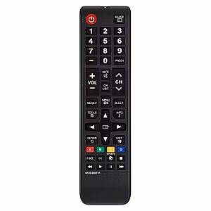 AA59-00821A Replace Remote fit for Samsung LED TV TM1240A T22C350ND T24C550ND T28C570ND T19C350 T22C350 T24C350 T24C550ND T24C550NH T24C730 T27C730 LT22C350ND/ZA LT22C350NDZA LT24C550ND/ZA