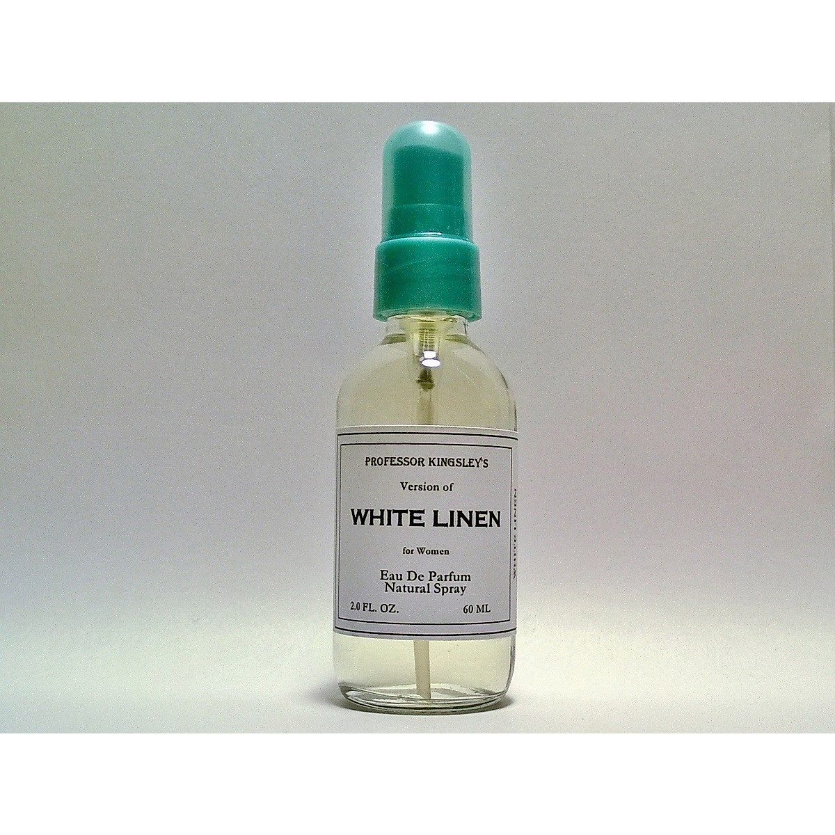 Professor Kingsley's Impression of White Linen for Women. EDP Natural Spray. Fragrance 20% by Vol. (2.0 oz EDP Natural Spray)